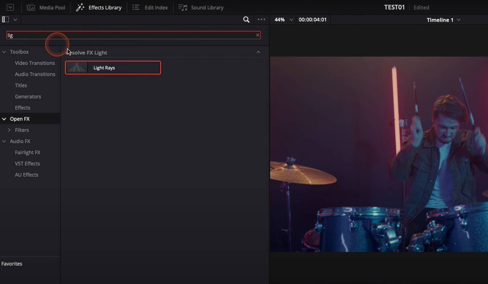 How to Add Light Rays to Your Videos in Davinci Resolve 17